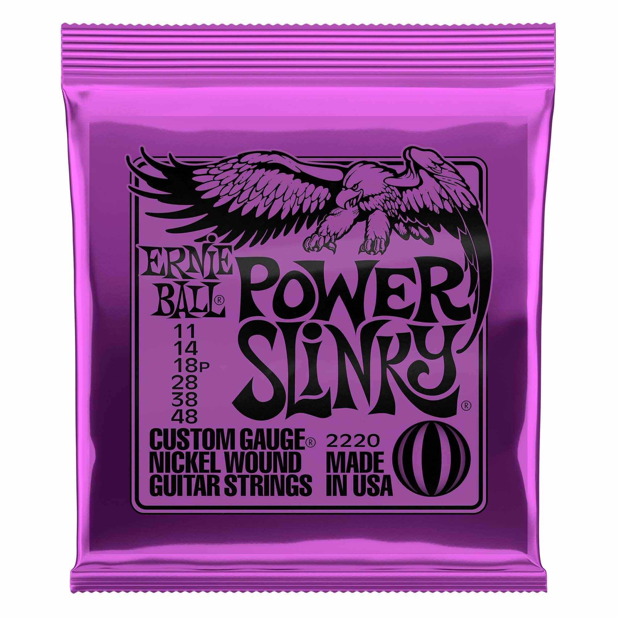 Струны Ernie Ball Regular Slinky Nickel Wound для электрической гитары (011-48)