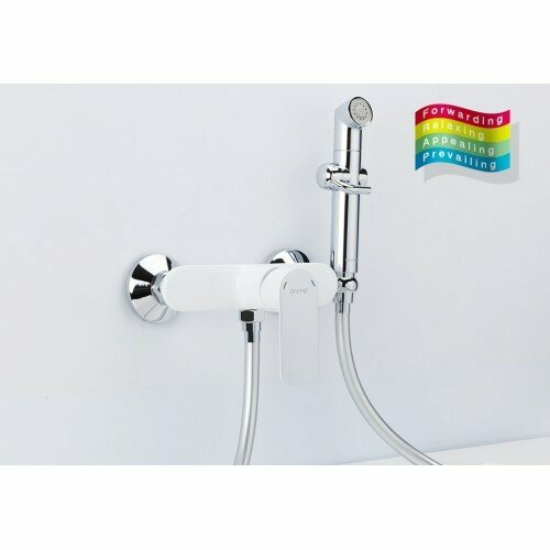 Гигиенический душ с настенным смесителем GAPPO G2048-8 белый/хром