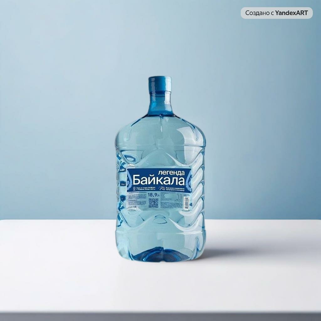 Вода питьевая Легенда Байкала (Legend of Baikal) 19л негазированная (бутыль одноразовая 1 шт.)
