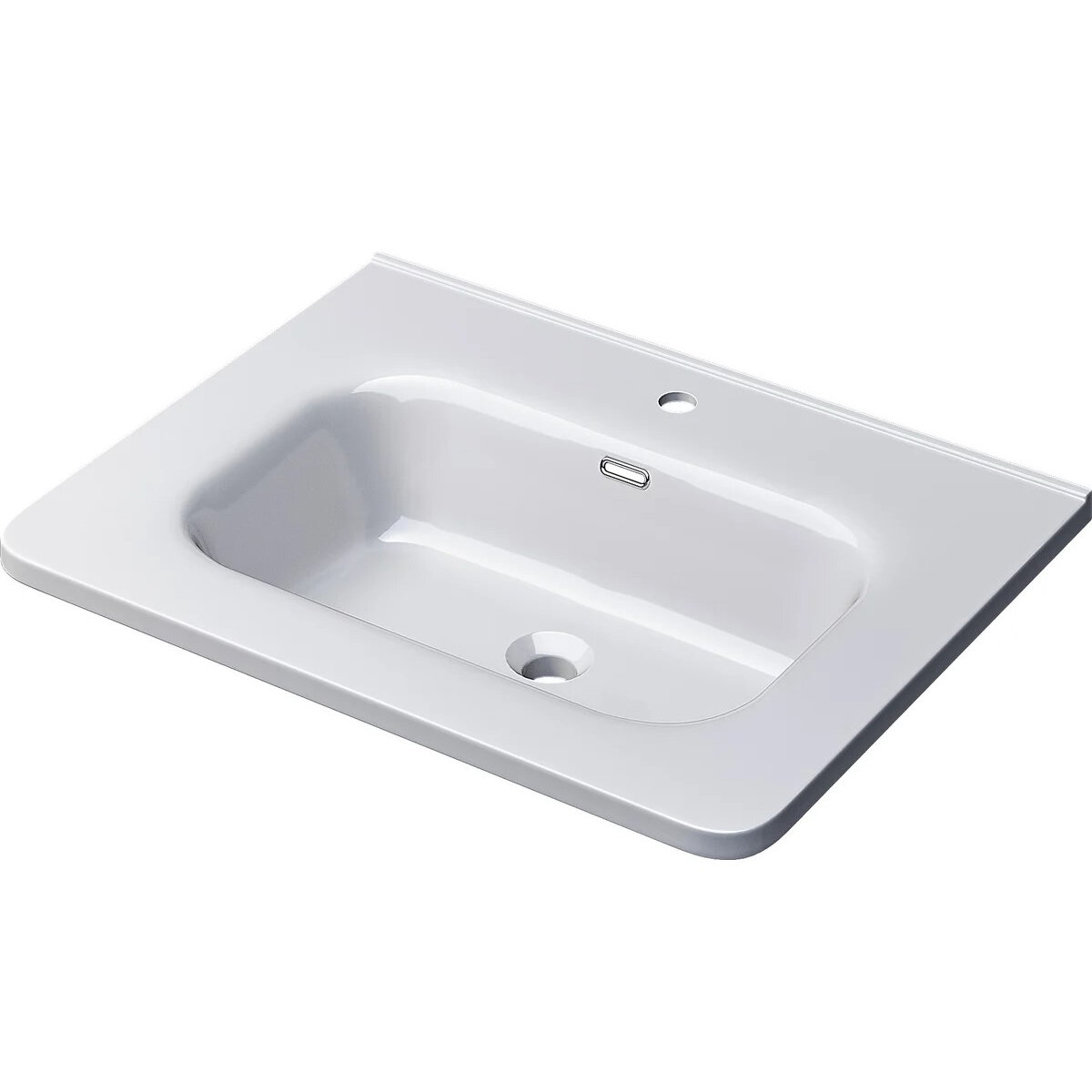 Раковина керамическая для ванной Uperwood Monica, 60 см, белый глянец RMonica60wg