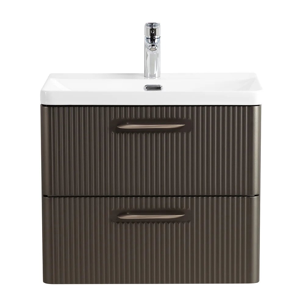 Тумба под раковину без столешницы BelBagno Due 50 подвесная, матовая, из МДФ, тумба для ванной, с ящиками, с доводчиками