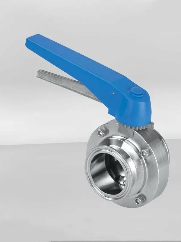 Кран -бабочка кламп (кран бабочка) 2 дюйма (51 мм)с плавной регулировкой