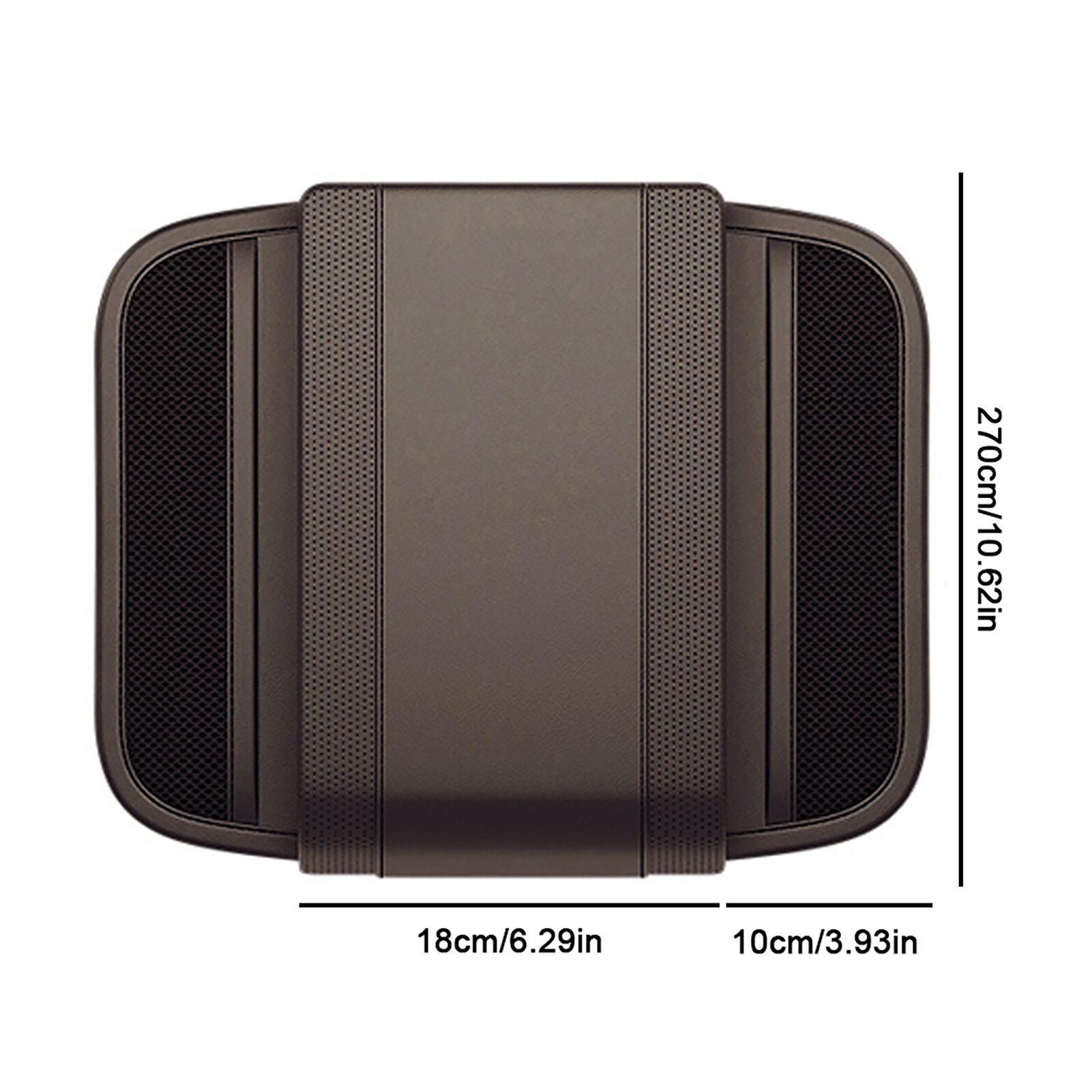 Car Armrest Storage Box Mat Leather and Memory Foam Center Console Cover Heighten Accessories Interior Universal for Most Automotive SUV Truck