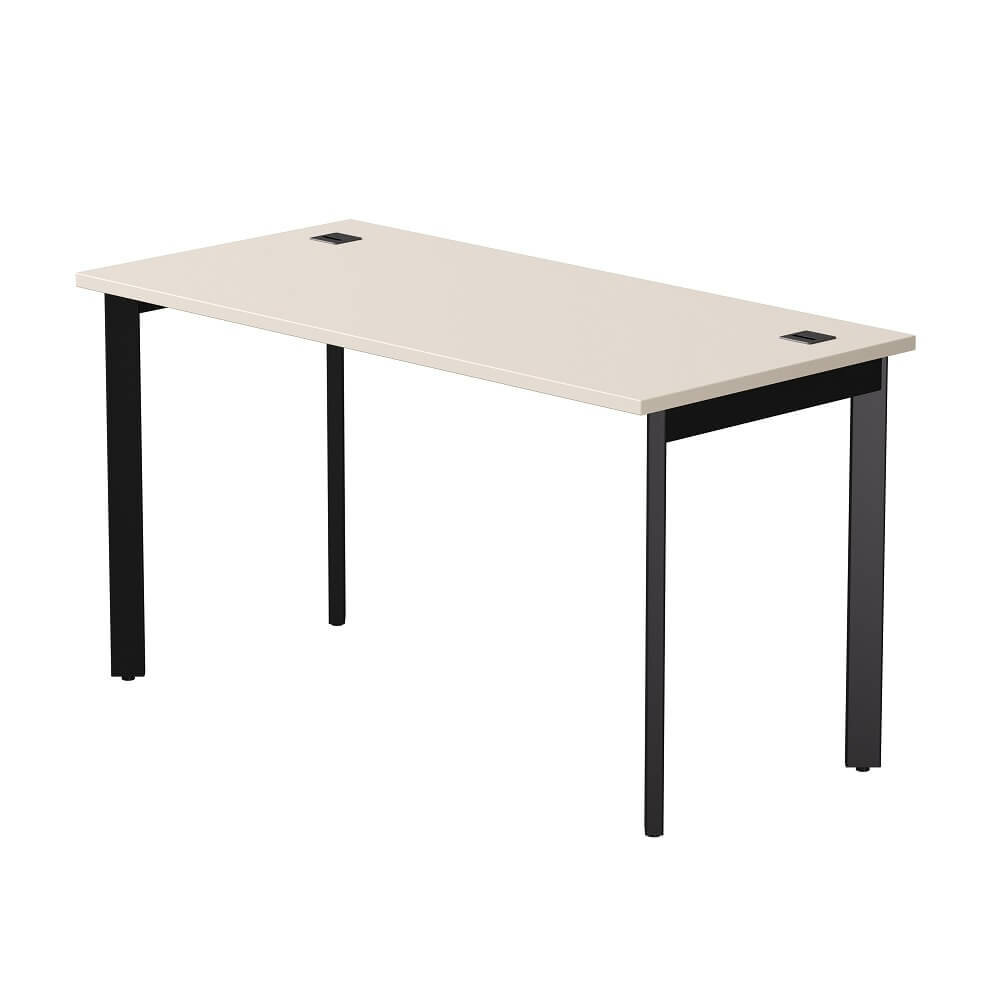 Письменный стол на металлокаркасе Everprof ЭВО/EVO 254S003 (45 гр.) Кашемир/Черный мет. 1380*670*755