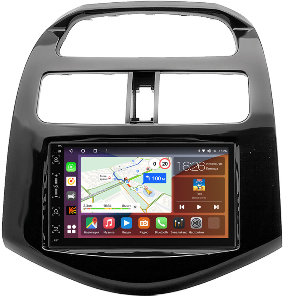 Штатная магнитола Daewoo Matiz Creative (M300) 2009-2011 (глянец) Canbox H-Line 5512-RP-11-542-209 Android 10 (4G-SIM, 4/32, DSP, IPS)