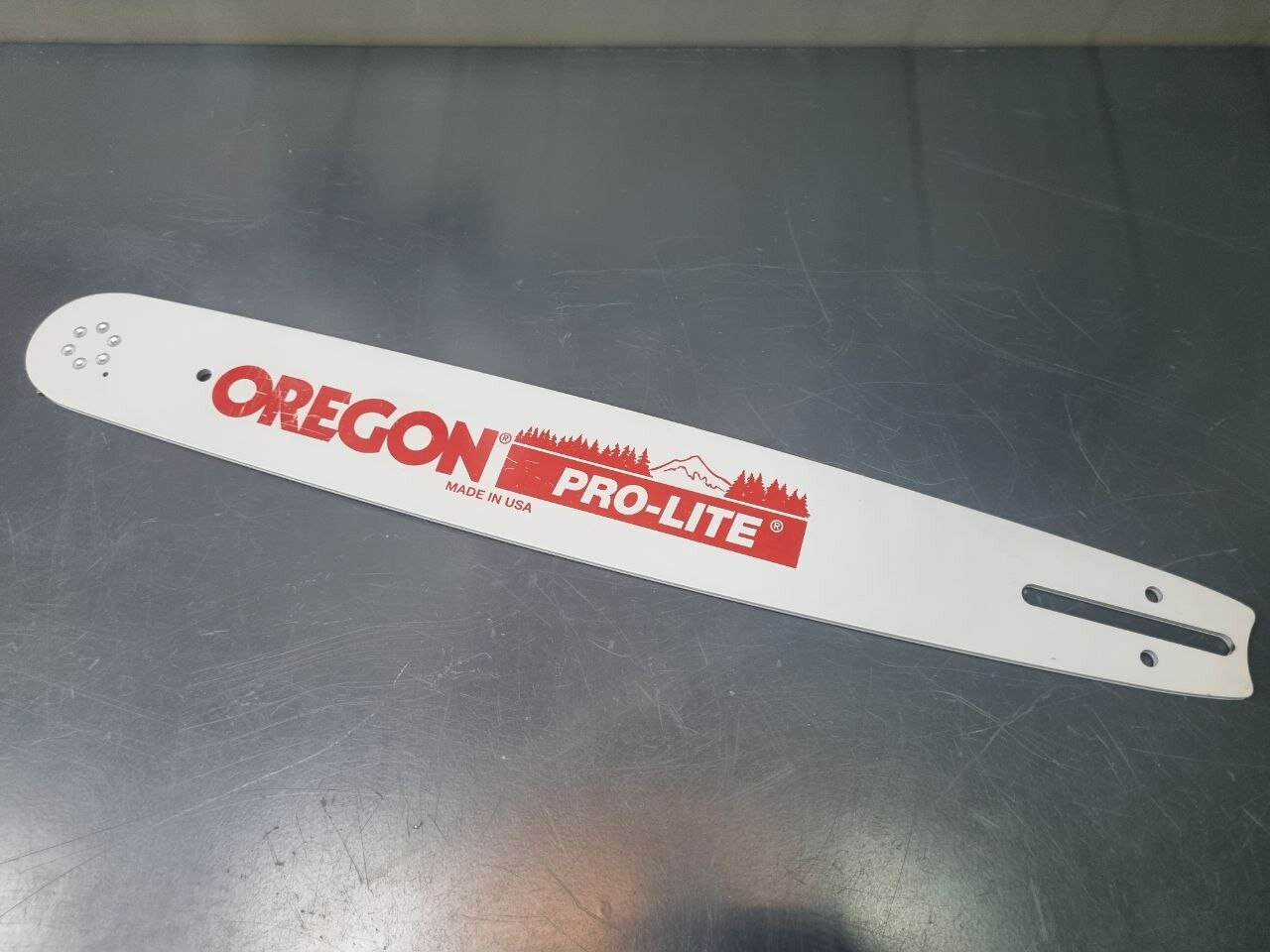 Шина для бензопилы Oregon Pro-Lite, 72 зв, 0.325", 1.3 мм, 18"/45 см, оригинал, арт. 180SLGK041