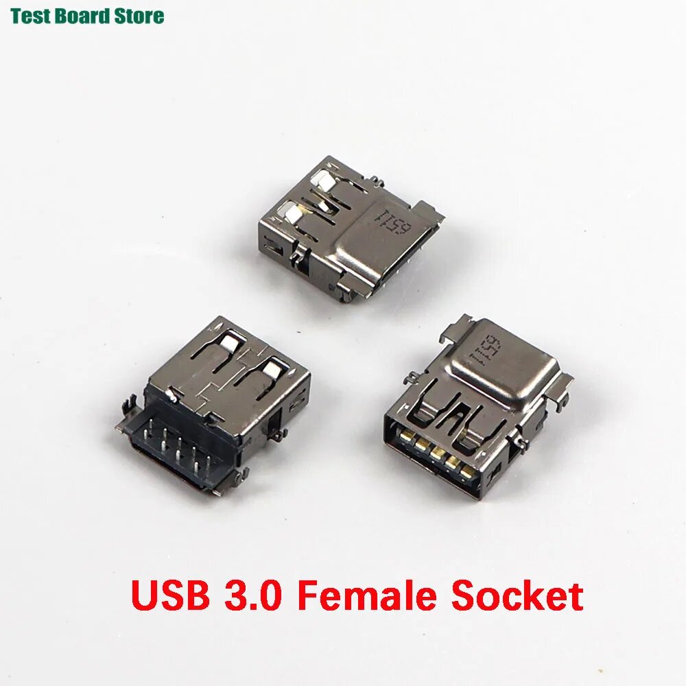 USB 3.0 гнездо для платы, 2шт, цвет 2PCS