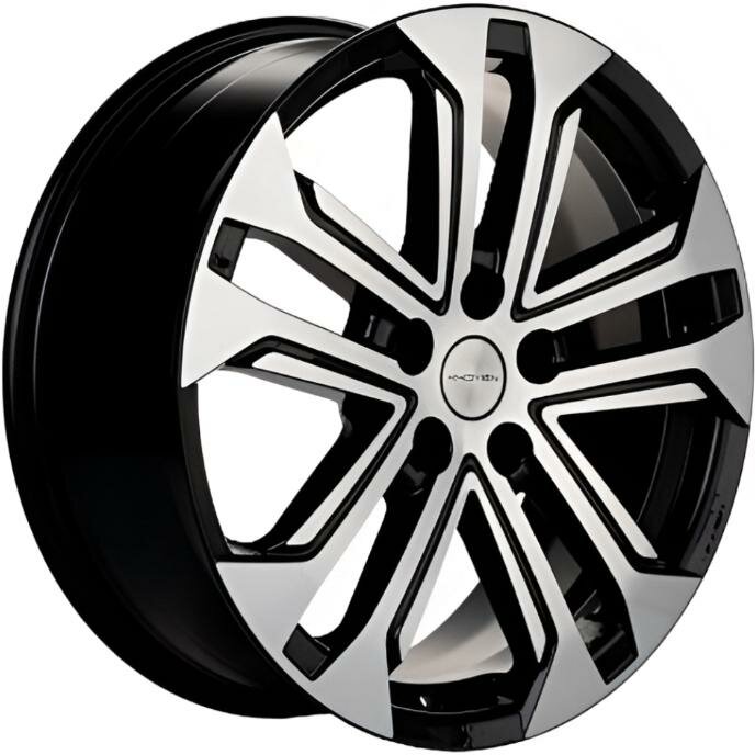 Колесный диск Khomen KHW 1803 7x18 5*114.3 ET53 DIA54.1 Black-FP
