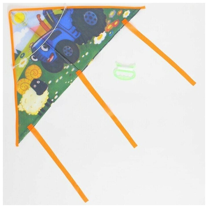 Воздушный змей "Барашка и трактор" Синий трактор 7159716