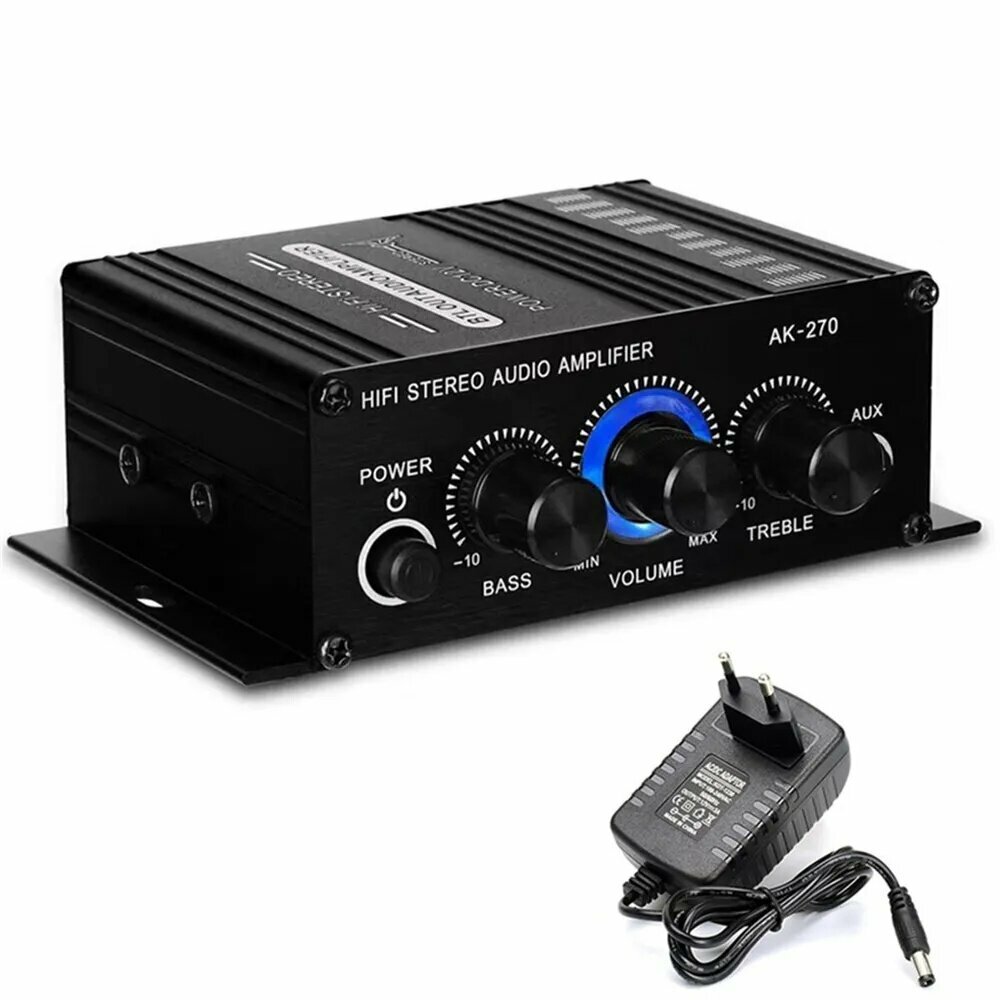 AK-270 HIFI усилитель 20 канала домашний усилитель DC12V EU Plug
