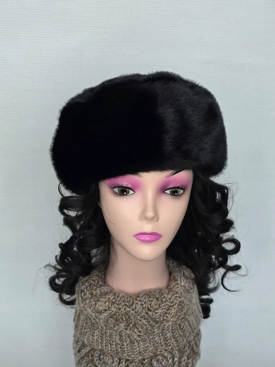 Берет  экомех для женщин