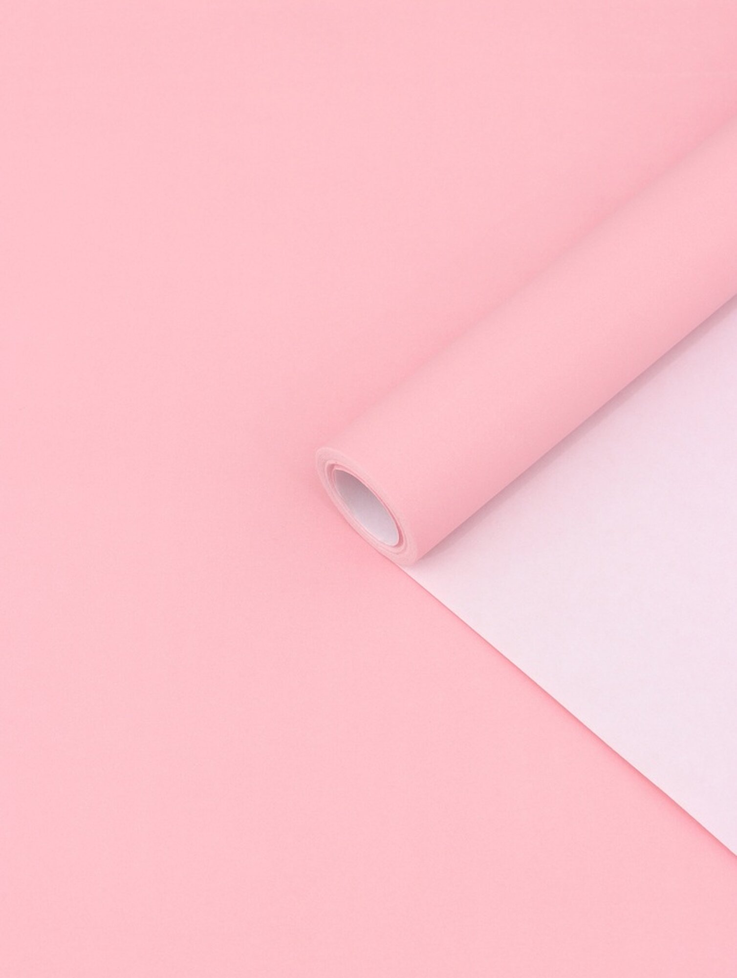 Бумага упаковочная крафт "Розовая", 0,68 х 10±5% м, 70 гр 10968639