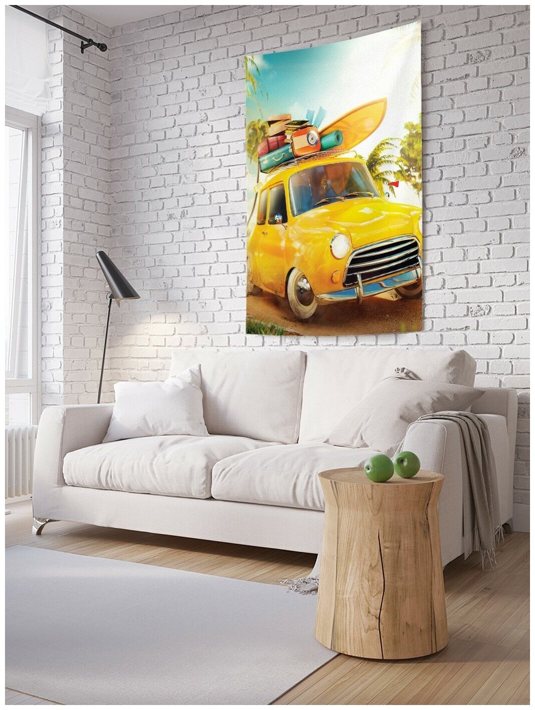 Вертикальное фотопанно на стену JoyArty "Долгожданный отпуск на море", 100x150 см