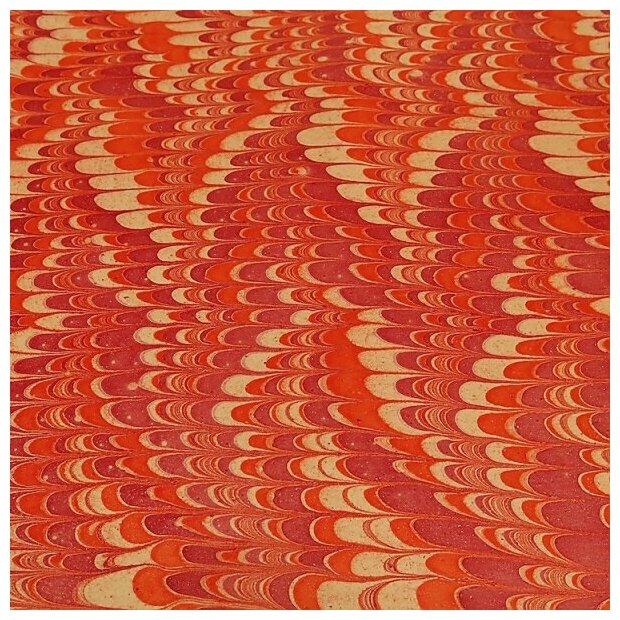 Khadi Paper Бумага в листах "Khadi", волнистый красный 38*53см, 100г/м2, 1л, medium