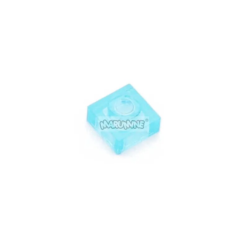 MARUMINE Пластиковые блоки 1x1 500 шт. Бирюзовый, Clear Light Blue