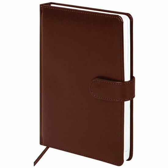 Ежедневник Galant недатированный А5 148х218 мм "Ritter", под кожу, 160 л, коричневый, 114466