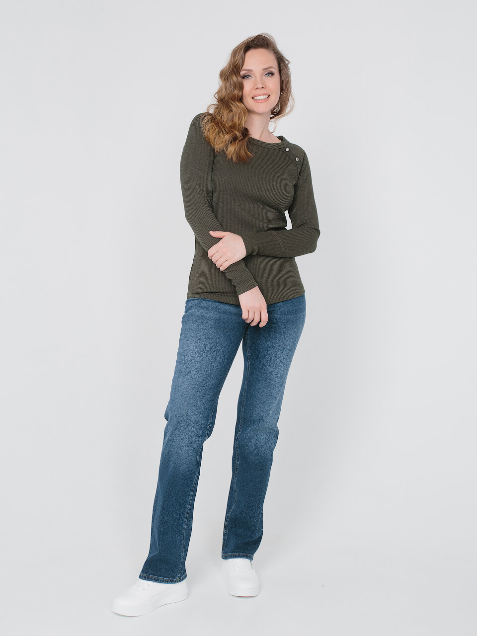 Джинсы широкие 