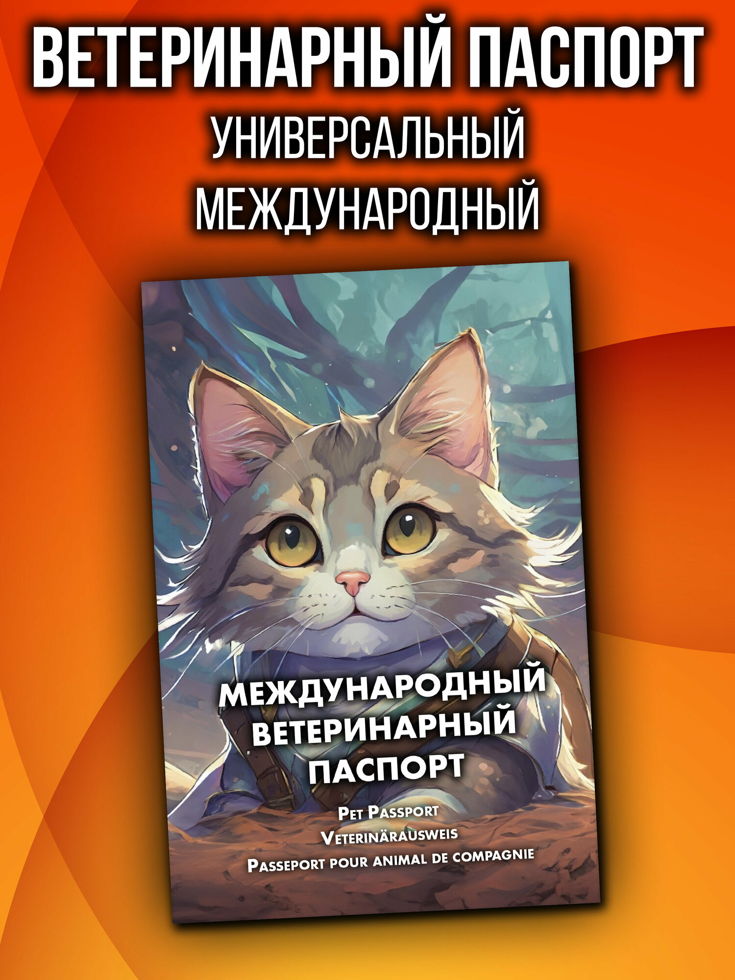 Ветеринарный паспорт для кошек и собак международный