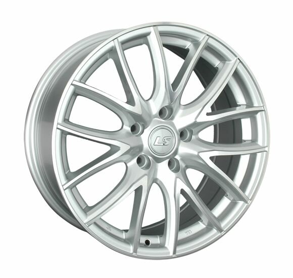 Колесный диск LS LS752 18x8" PCD5x114,3 ET40 D73,1 серебристый с полированными лучами