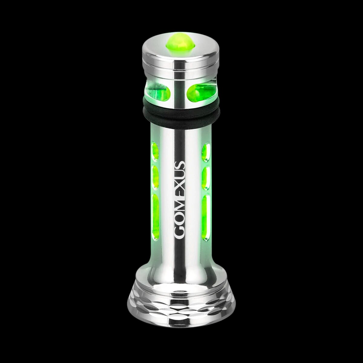 Уровень Gomexus R4, цвет Silver, с зелеными пузырьками