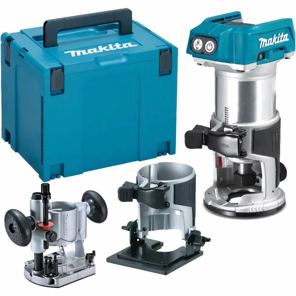 Фрезер Makita LXT DRT50ZJX2, с поверхностей различных материалов