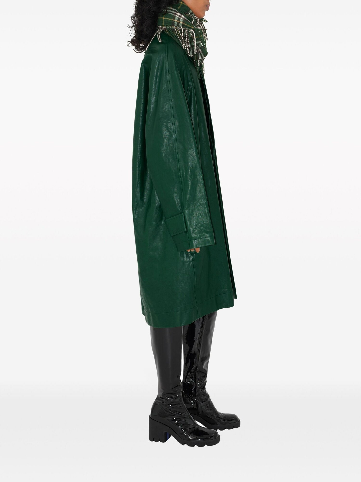 Пальто BURBERRY, размер 6, green — фото 1