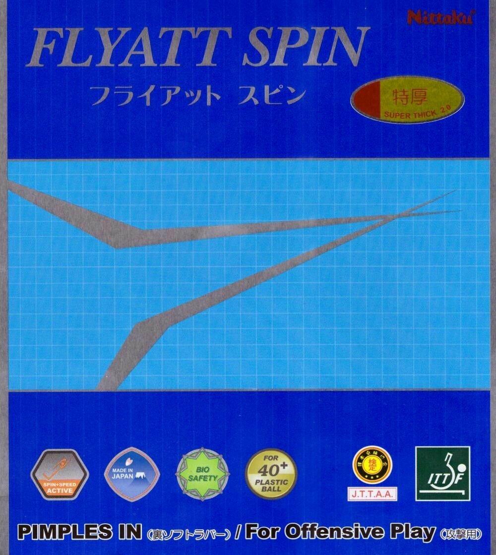 Накладка для ракетки Nittaku Flyatt Spin super thick (2,0) red