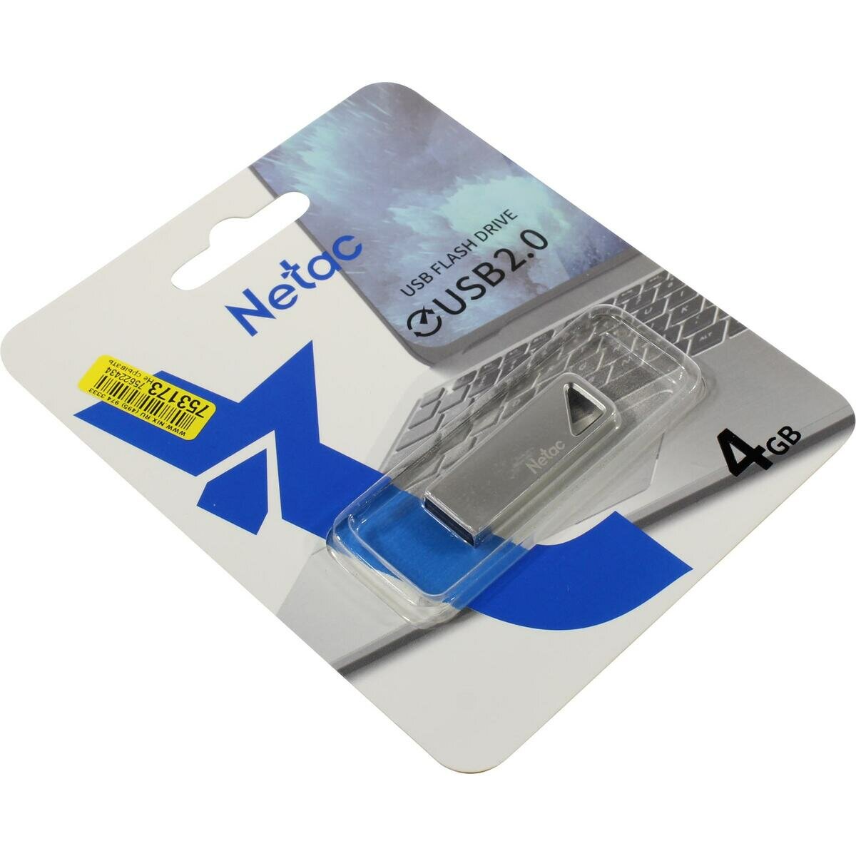 Netac U326 4 Гб Light Silver