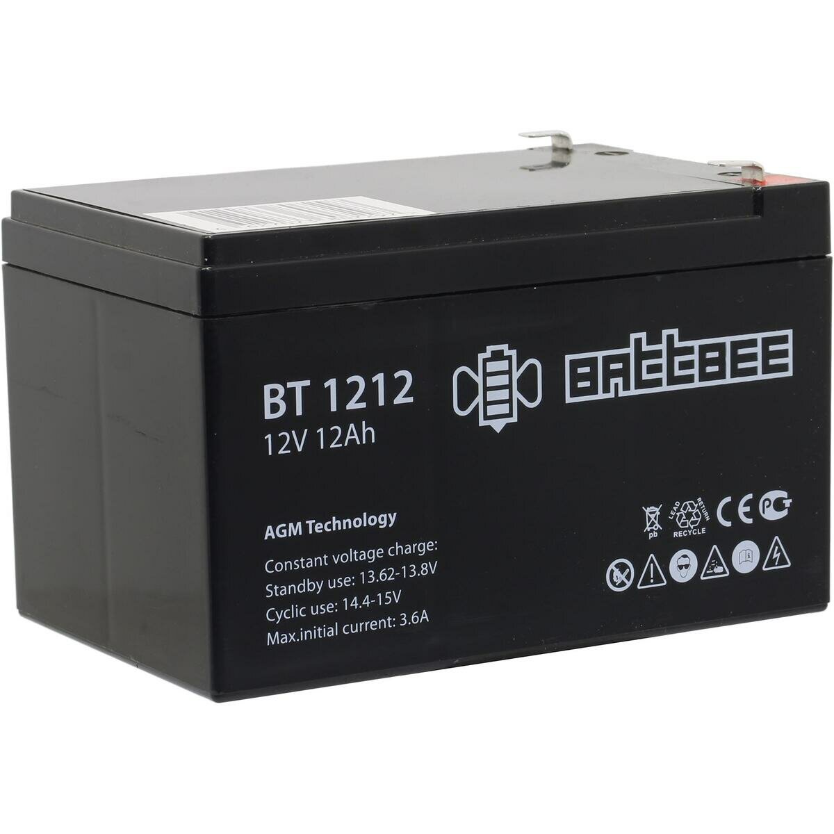 Аккумулятор Battbee BT 1212 (12V, 12Ah) для UPS