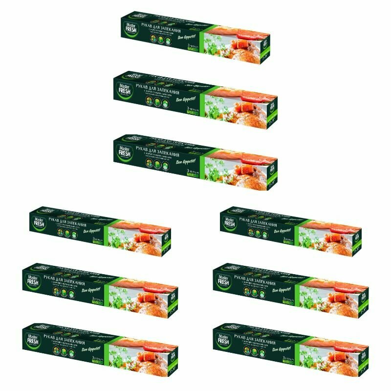 Master Fresh Рукав для запекания 3м ,9шт