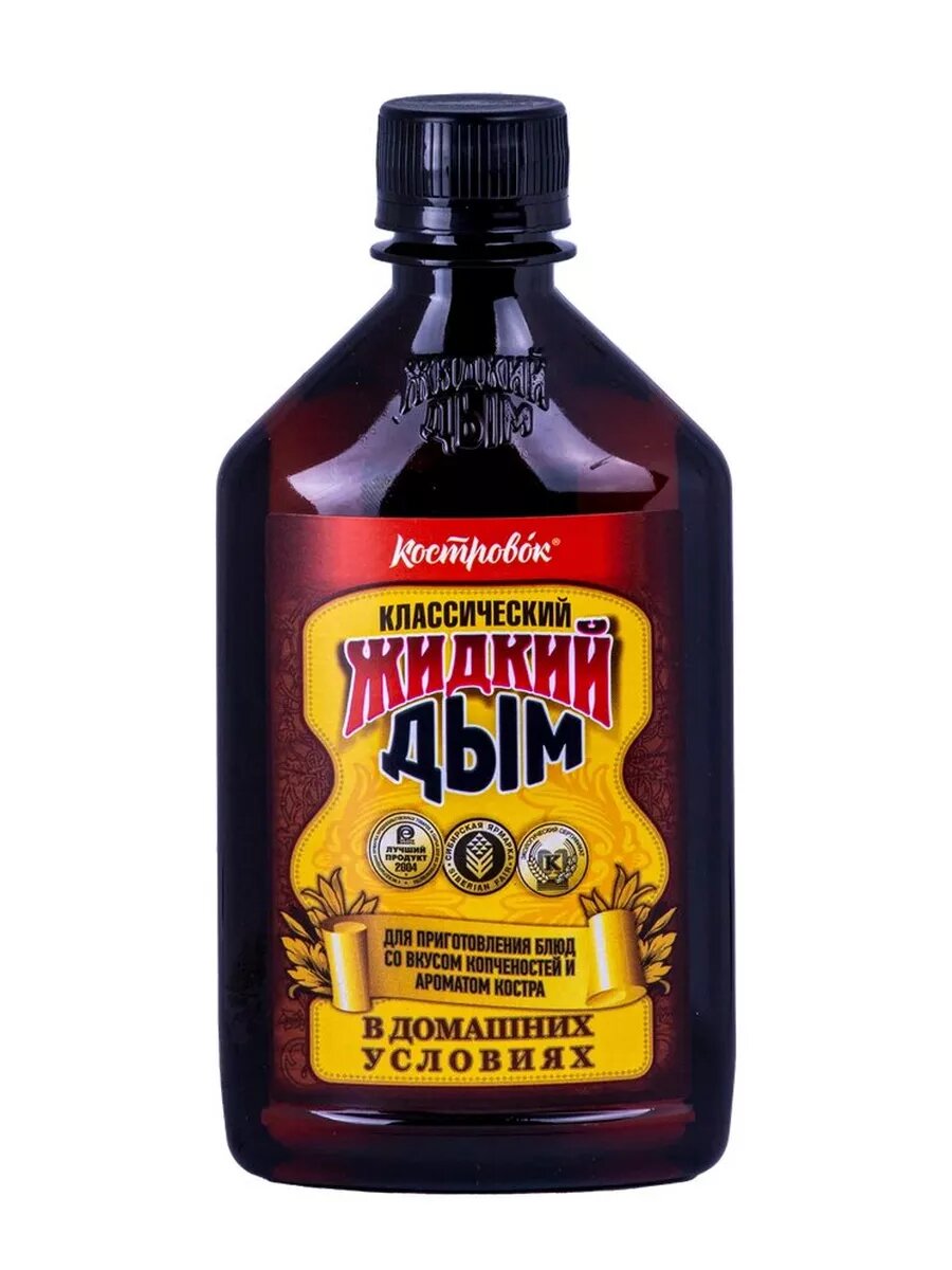 Ароматизатор Костровок "Жидкий Дым", коптильный, универсальный, 330 мл