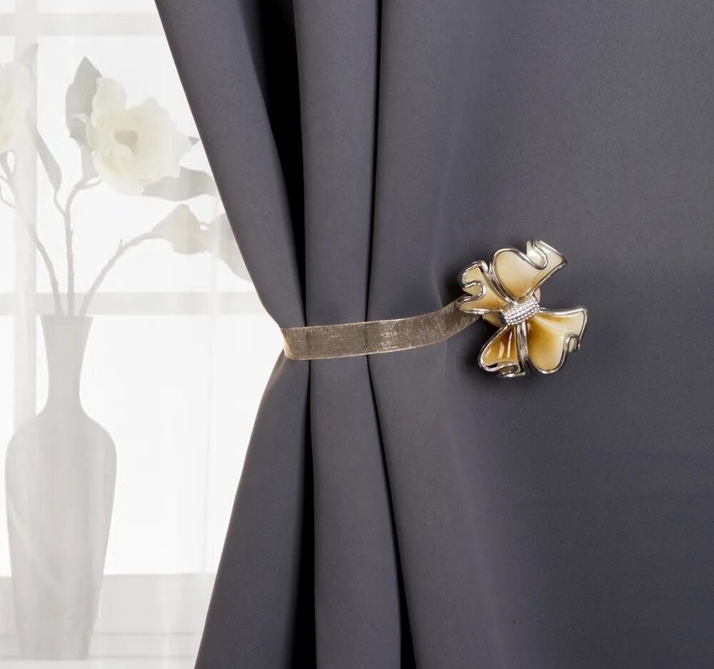 Подхват для штор Бант, молочный