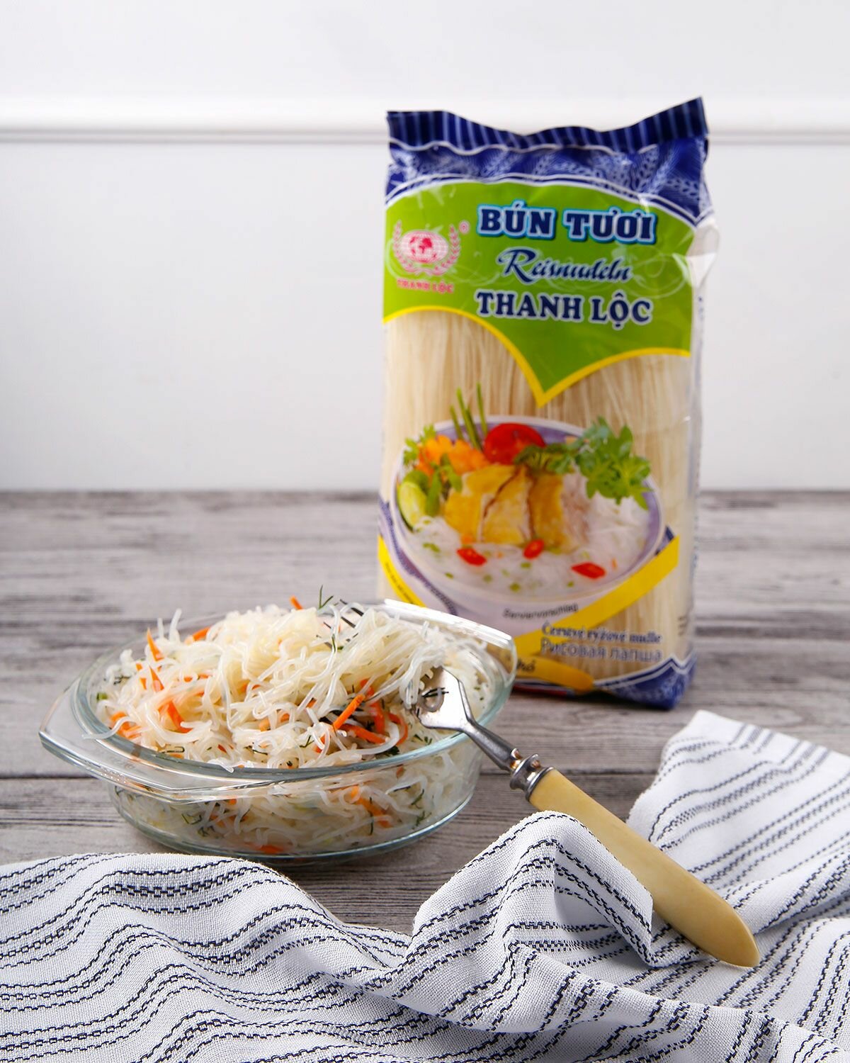 Лапша THANH LOC, 500 г, из риса, Вьетнам, без ГМО, натуральный продукт — фото 1