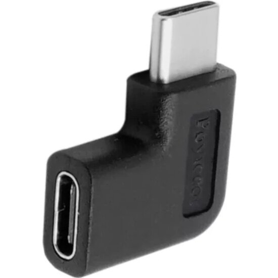 Адаптер переходник Vcom USB 3.1 Type-C - Type-C угловой