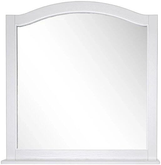 Зеркало 91,2x95 см белый серебряная патина ASB-Woodline Модерн 11231 БС