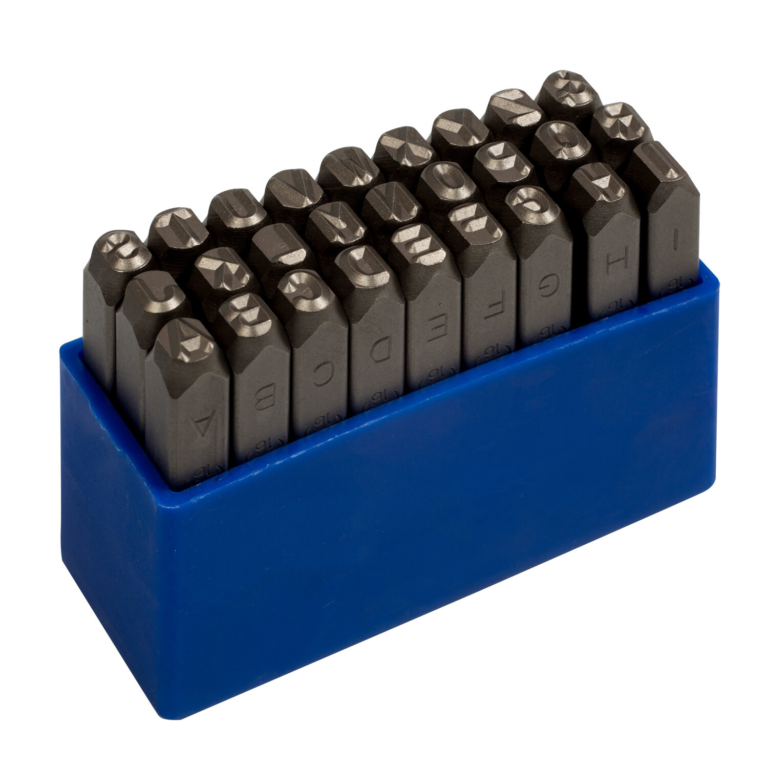 KING TONY Набор ударных клейм 5 мм, буквы-латиница, 27 предметов 11427SQ05