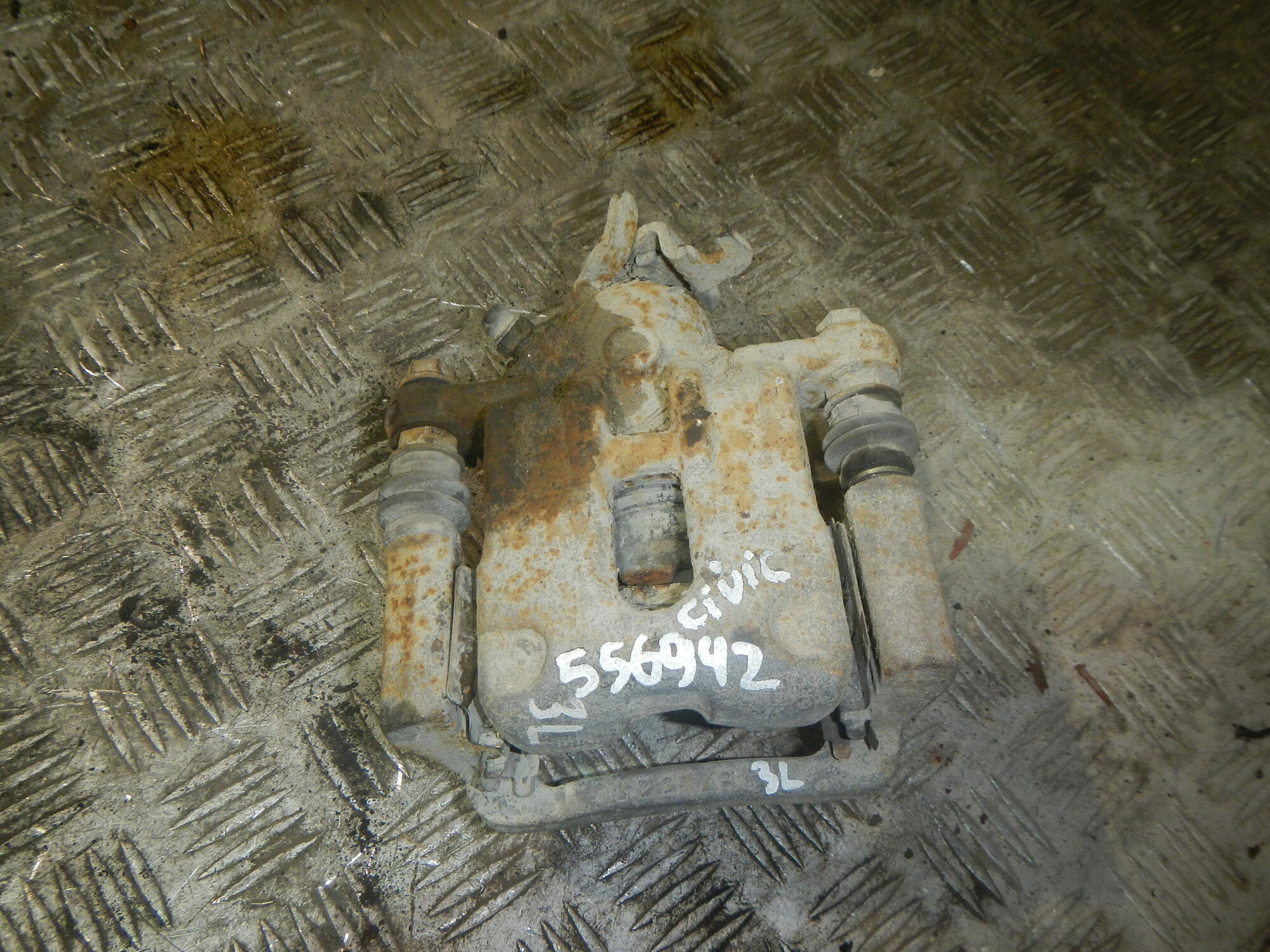Б/У Суппорт задний левый, Honda (Хонда)-CIVIC 5D (06-12) HONDA CIVIC 5D (06-12) Без видимых повреждений. 556942 HONDA ар...