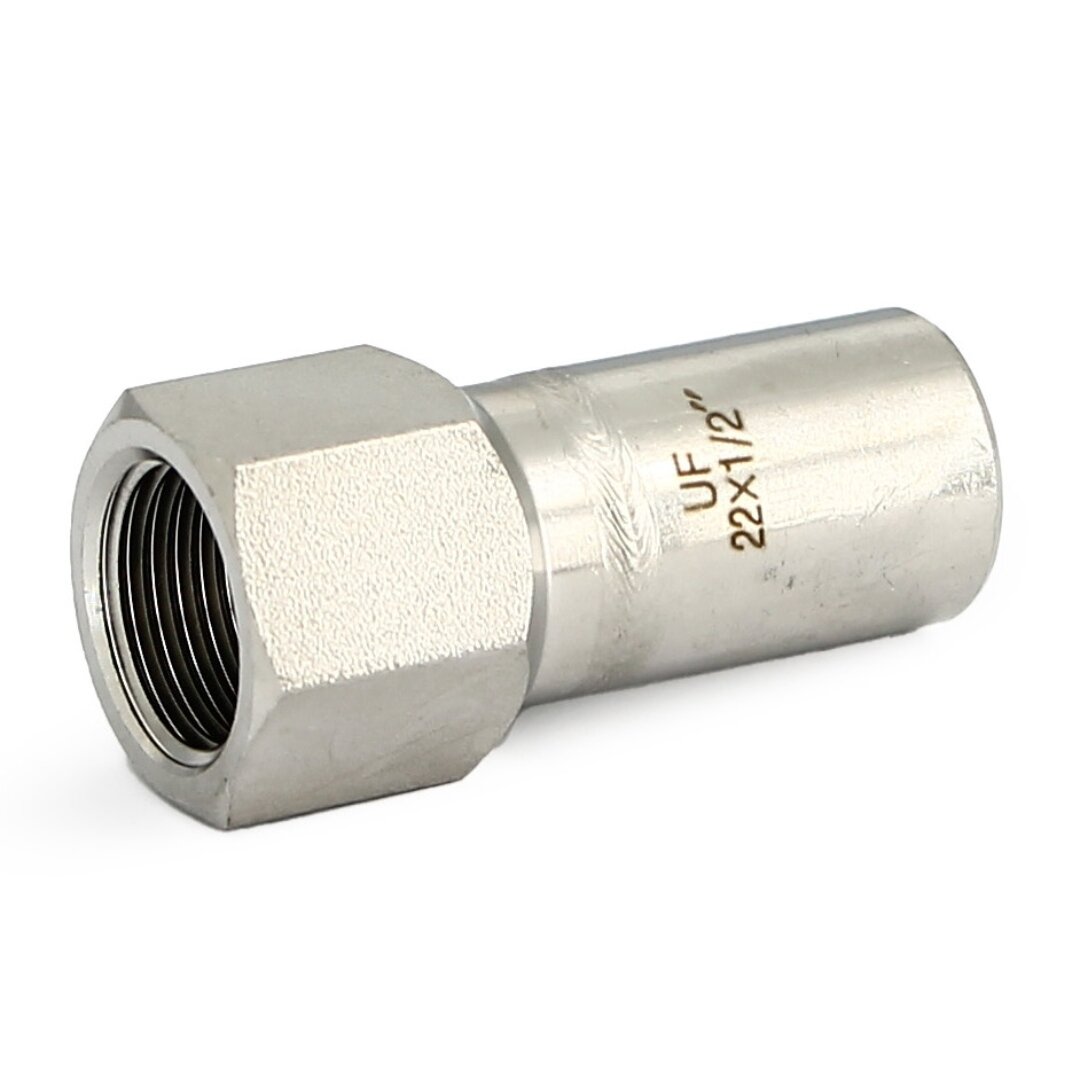 Вставка прессовая переходная 22 x 1/2" (ВР) UNI-FITT из нержавейки