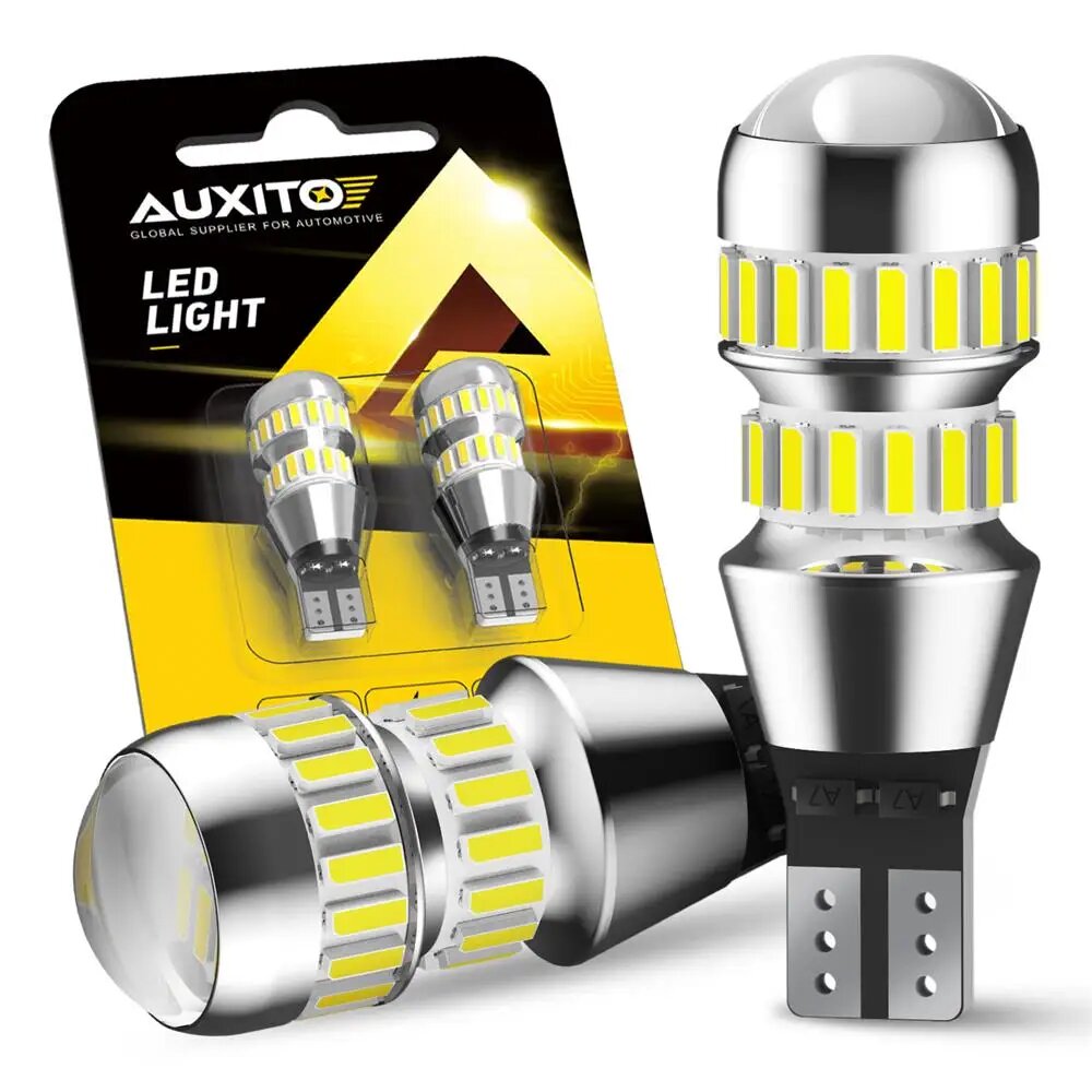 2 шт, автомобильные лампы AUXITO T15, 4014 лм, 912 к