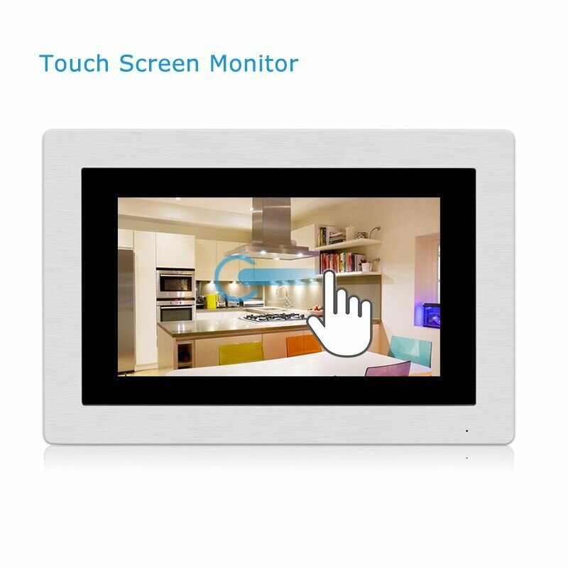 VDP104M TS-1080P SD (Cенсорный экран) 2.0Мп Цветной видеодомофон 10" SD до 128Gb (металл)