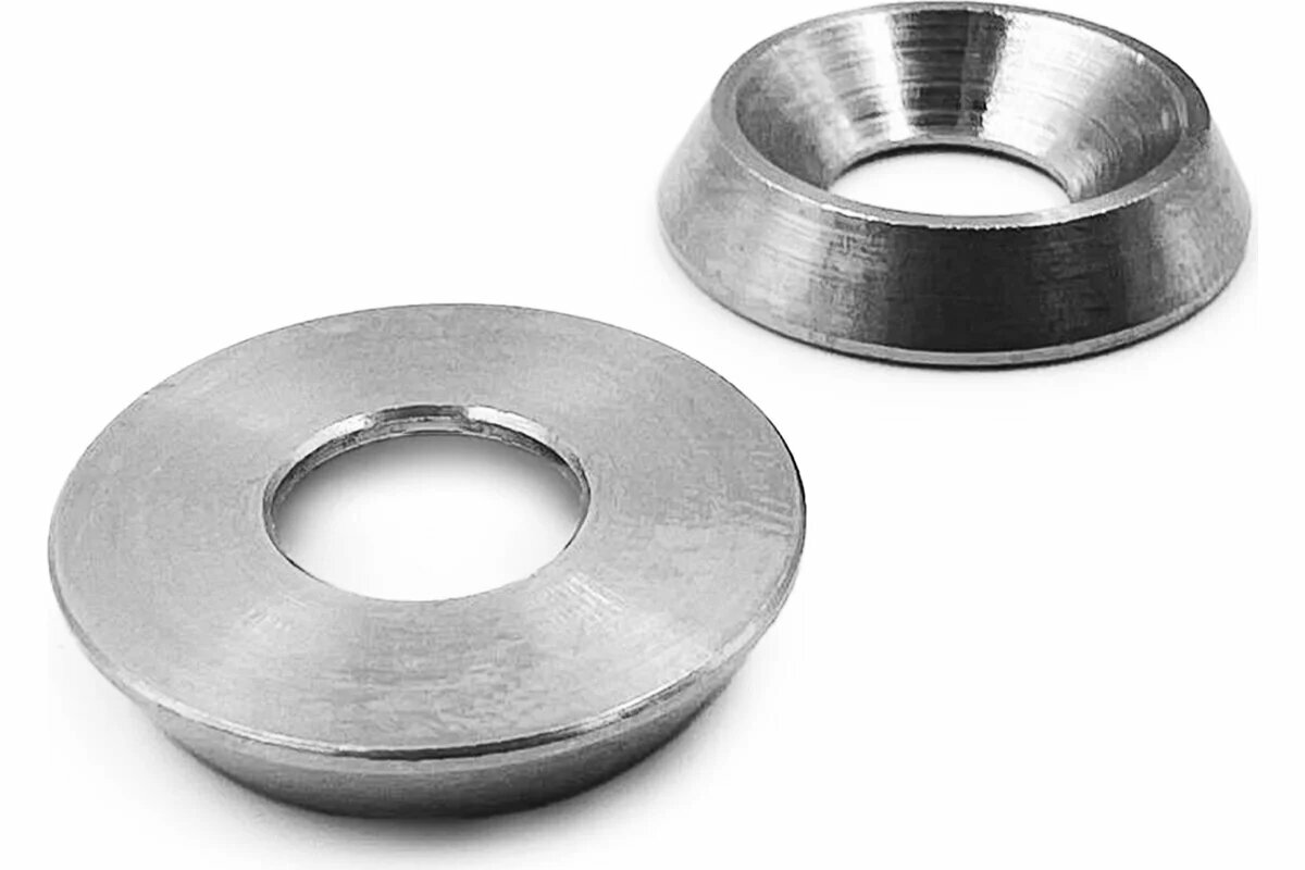 KREPFIELD Шайба Нержавеющая 10 мм ART 9081 А1 со скосом 90 градусов 4 шт 9081А1ШАЙБА10ММ-4