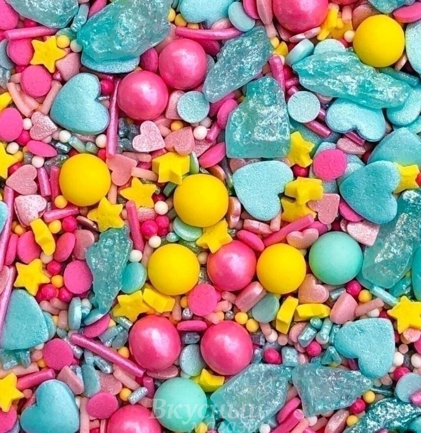 Декор Мисс карамелька MIXIE, 50 гр. (Набор из 3 шт.)