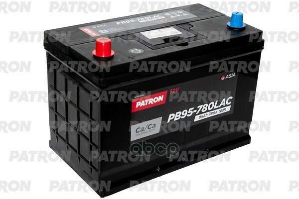 Аккумулятор PATRON ASIA 12V 95AH 780A ETN 1(L+) D31 305x171x205mm B01 21,7kg PATRON арт. PB95-780LAC