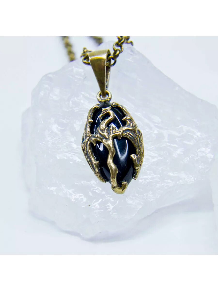 Колье, агат