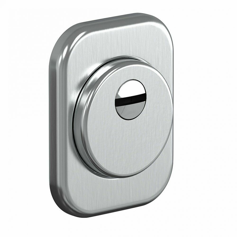 Дверная Накладка Bravo Броненакладка Pro AEC BС БрашХром для Входных Дверей / Браво.