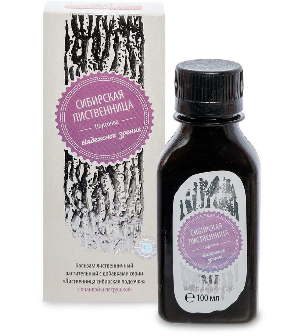 Лиственница сибирская подсочка Бальзам с очанкой и петрушкой, 100 мл A2134532 Сашера-Мед
