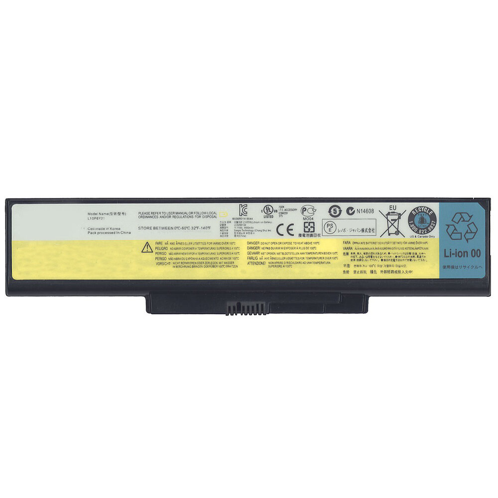 Аккумулятор L10P6Y21 для ноутбука Lenovo E46 11.1V 48Wh (4300mAh) черный