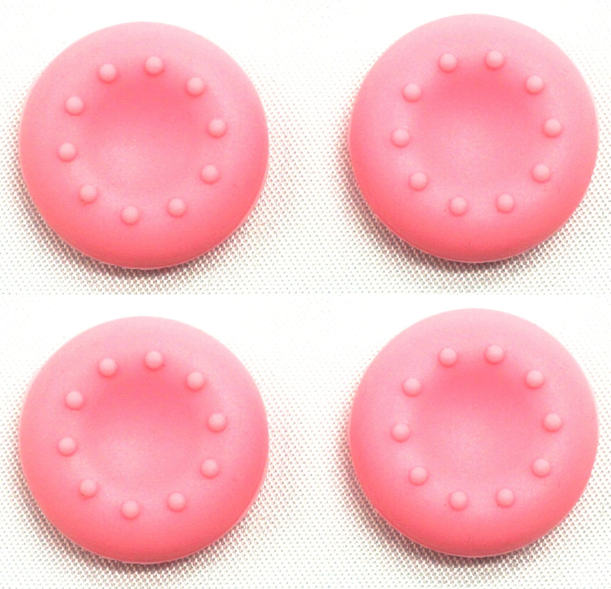 Насадки на стики IVYUEEN, для геймпада PS5 PS4 и XBOX ONE розовые, силикон, 4 штуки