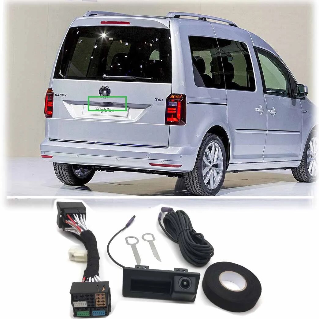 Автомобильная камера VKAUTO для VW Caddy 2K 2016-2020, Trunk Dynamic CAM