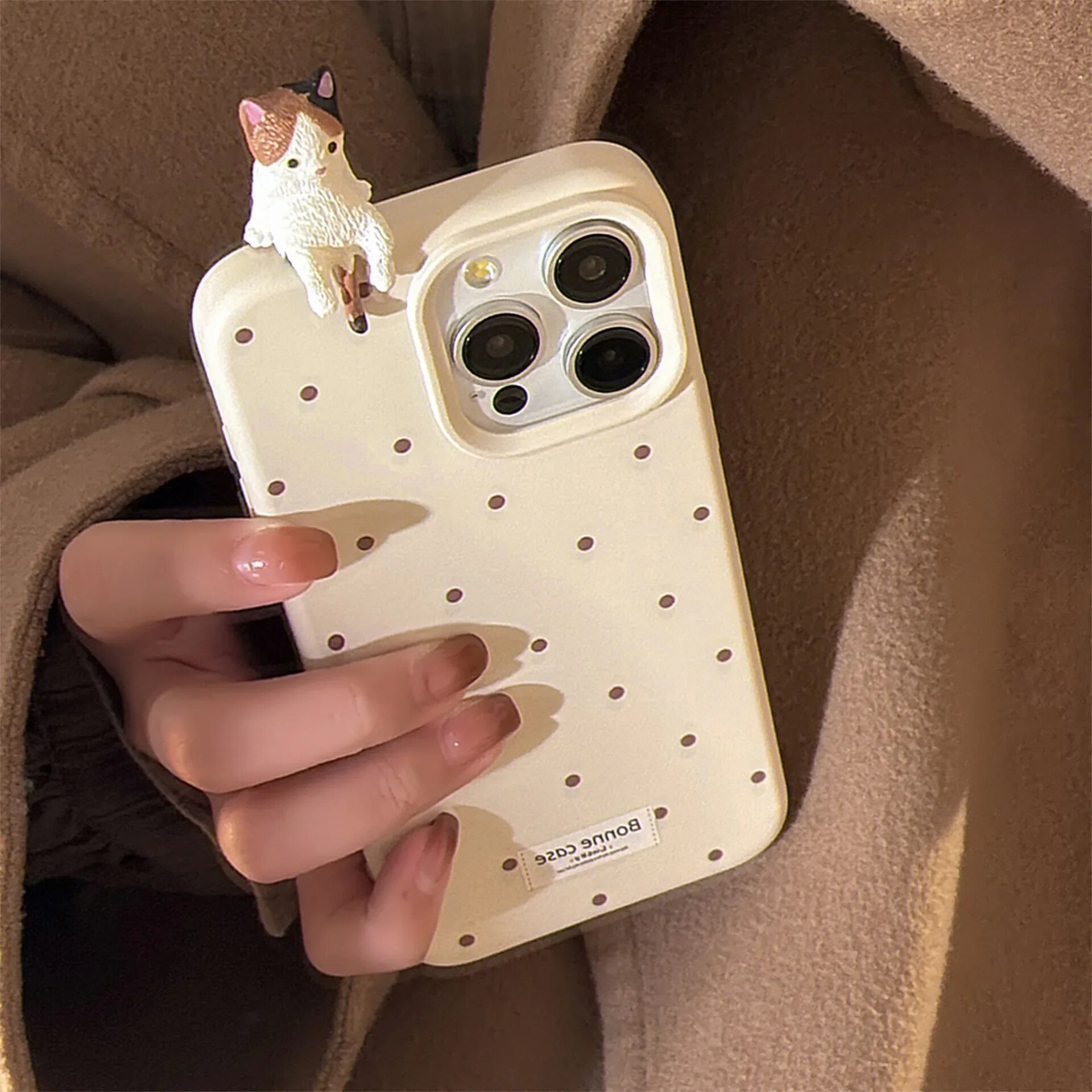 Котенок, сиамская кукла, персидский кот, милый чехол для телефона для iPhone 17, 16, 15, 14, 13 Pro Max, мягкий противоударный чехол с рисунком из мультфильма